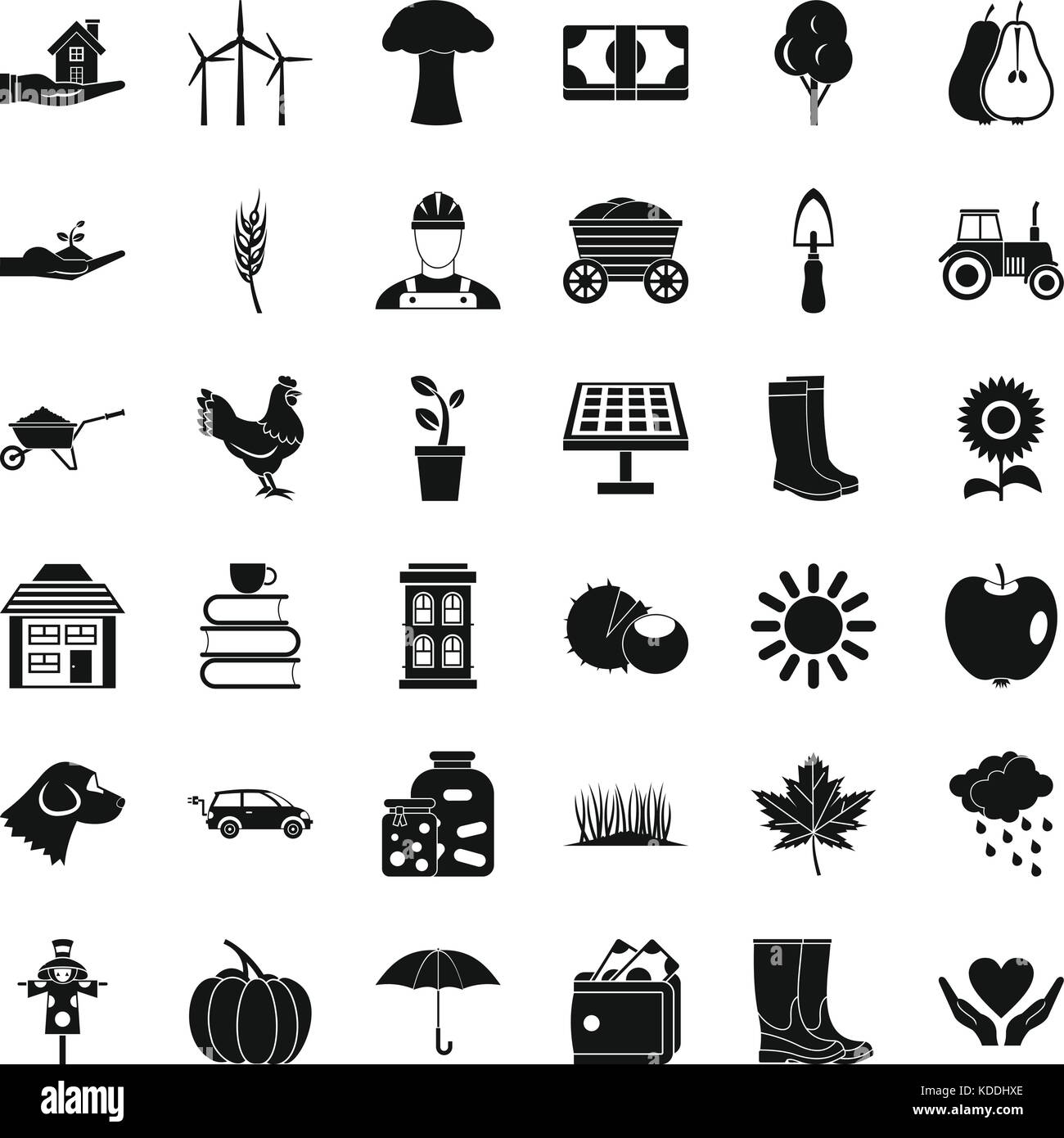 Boot icons set, simple style Stock Vector Image & Art - Alamy