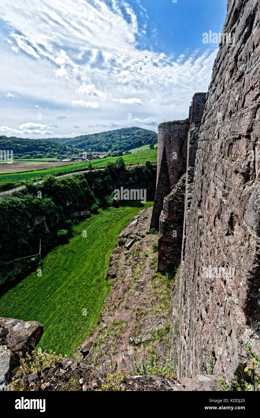Goodrich Castle is a Norman medieval castle to the north of Goodrich village, Herefordshire ...