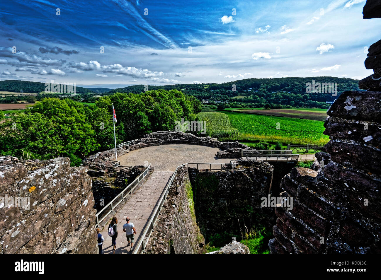 Goodrich Castle is a Norman medieval castle to the north of Goodrich ...