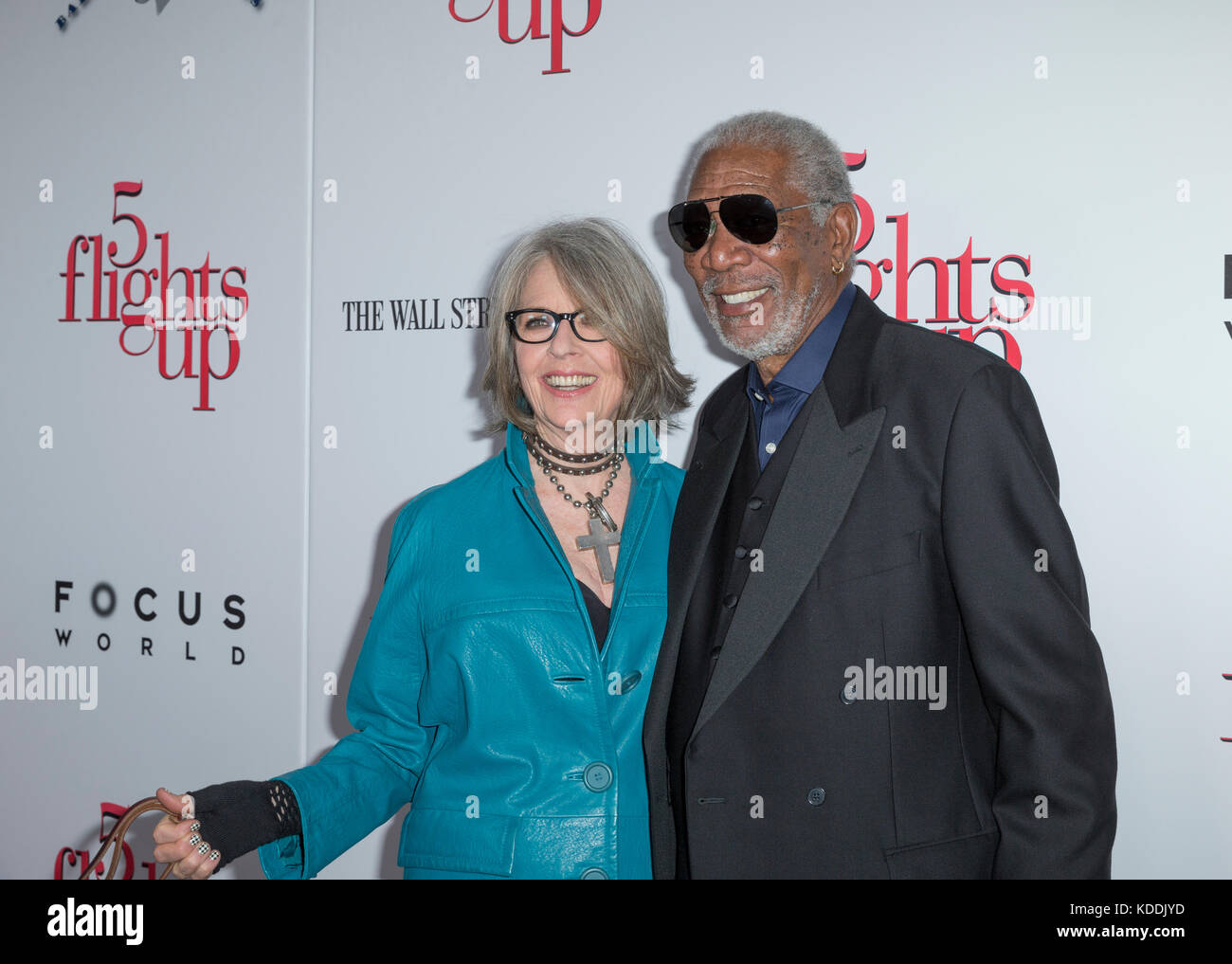 New York, NY - April 30, 2015: Diane Keaton and Morgan Freeman attend ...