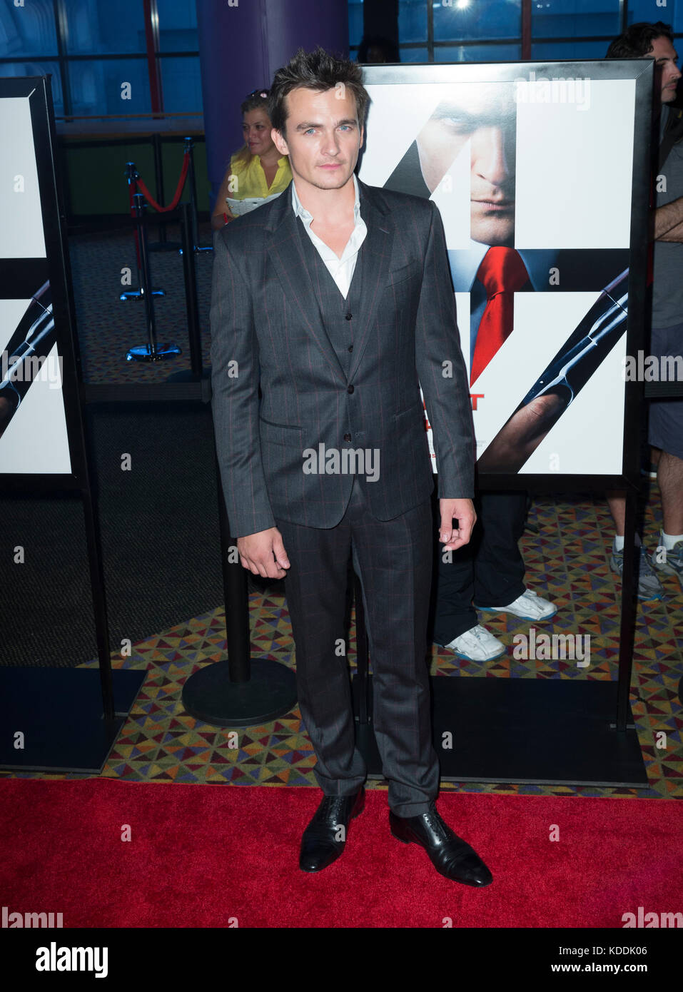 New York, NY - August 13, 2015: Rupert Friend attends Hitman: Agent 47 ...