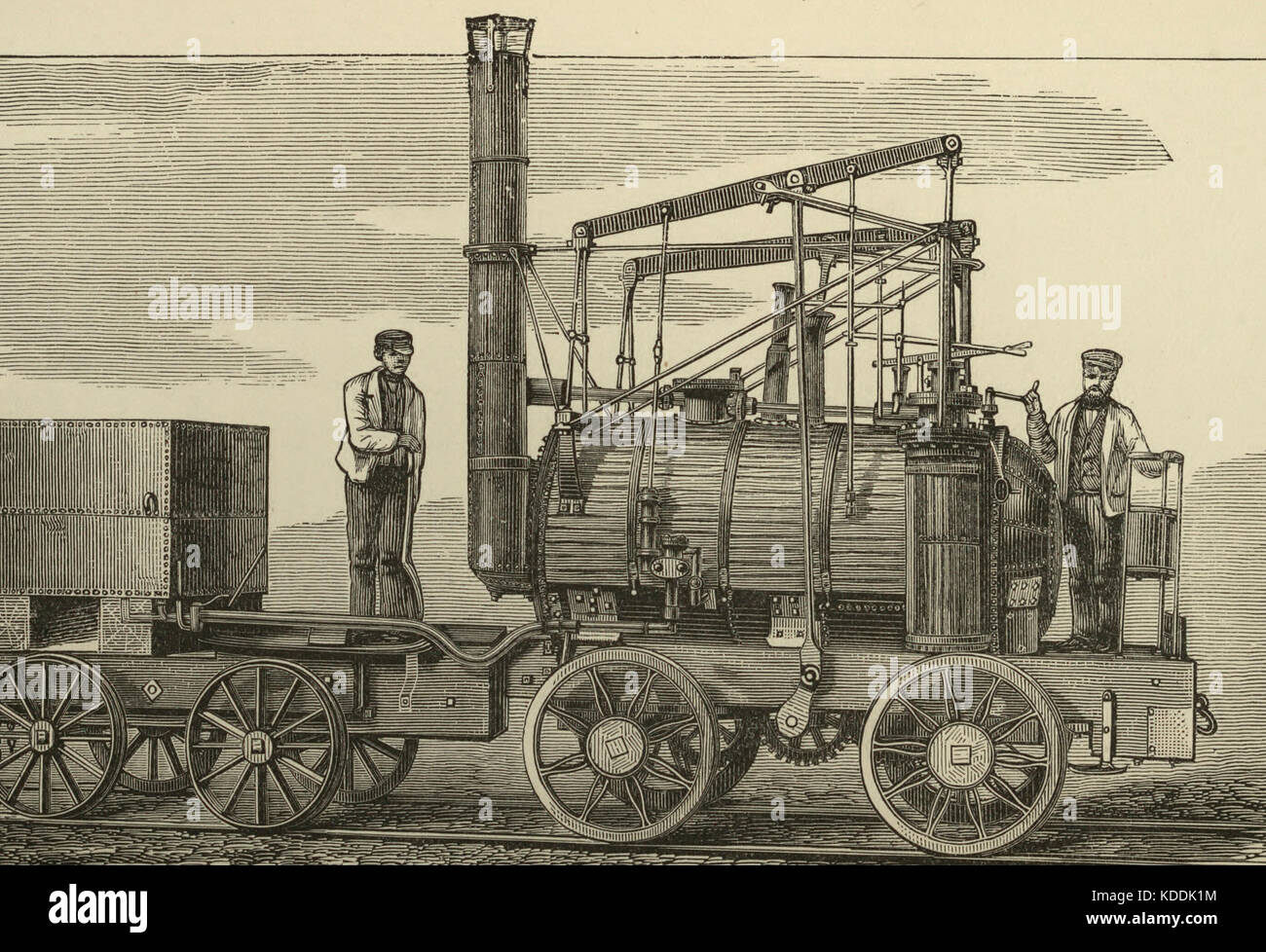 Puffing Billy - The Oldest Locomotive Engine in Existence Stock Photo ...