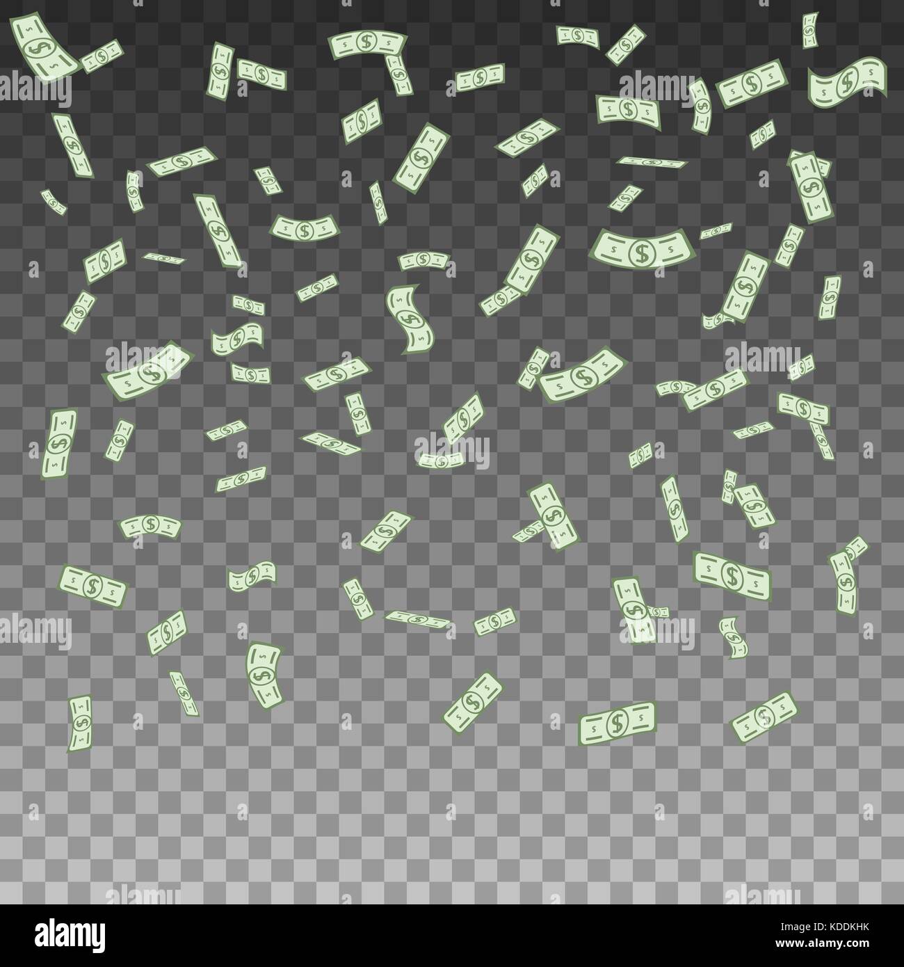 Animated Money Falling