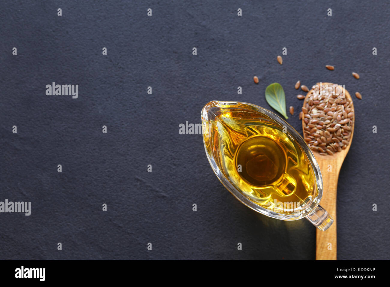 Vegetable oil from flaxseed, healthy food Stock Photo - Alamy
