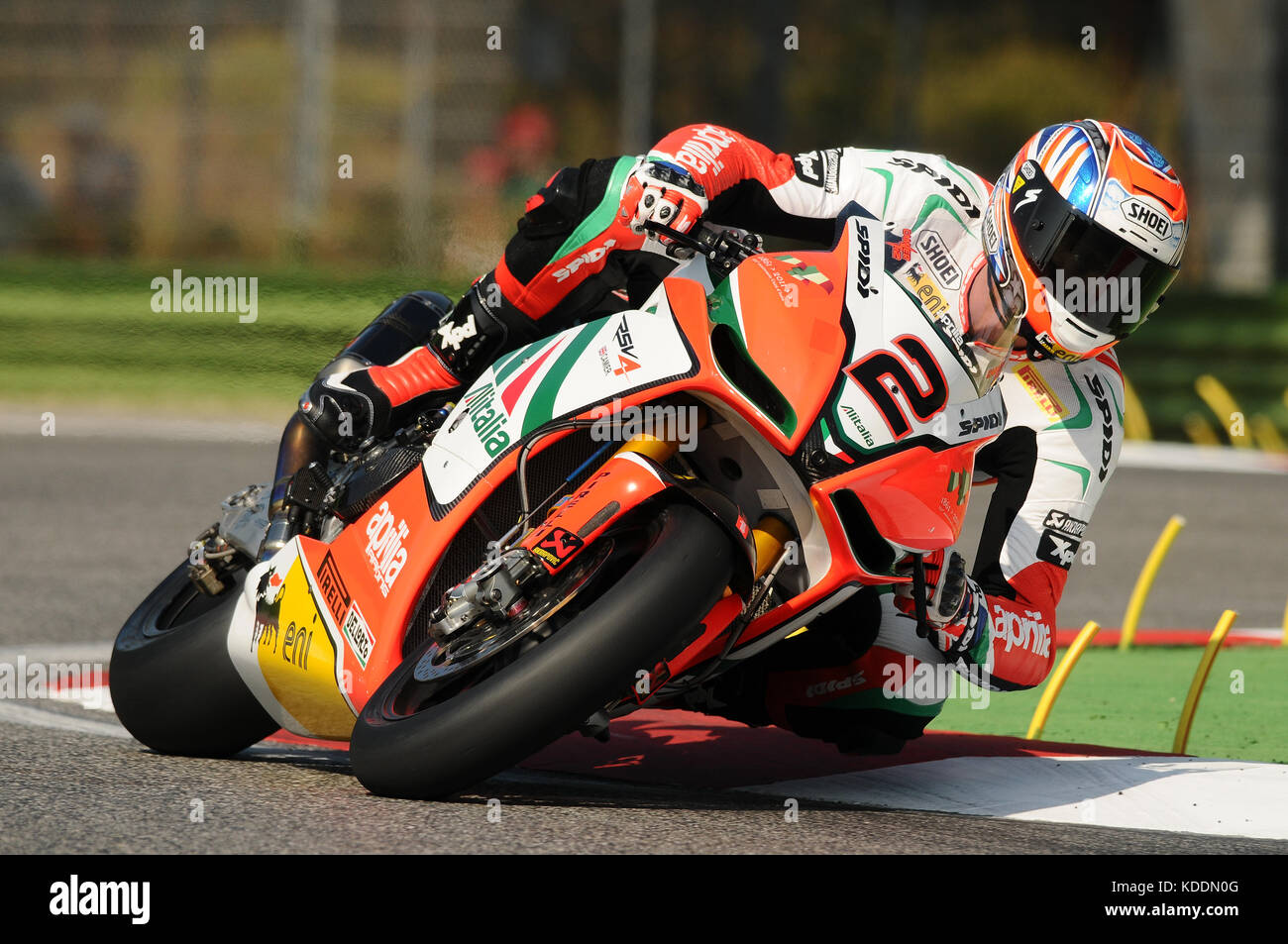 San Marino, Italy - Sep 24, 2011: Aprilia RSV4 Factory - Aprilia ...