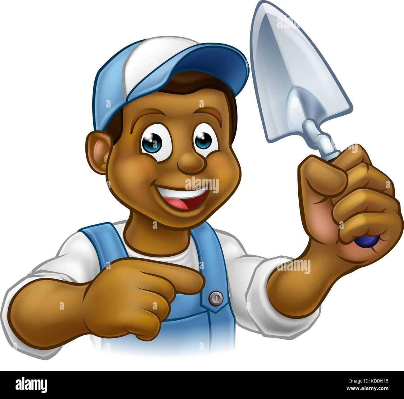 Builder Bricklayer Construction Worker Trowel Tool Stock Vector Image ...