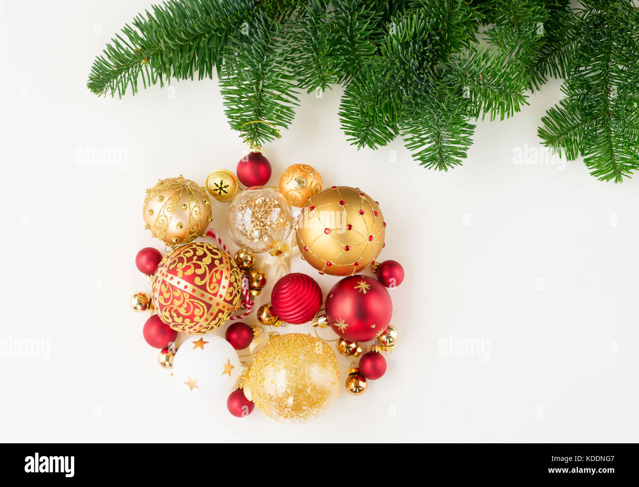 Hanging christmas ball Stock Photo - Alamy