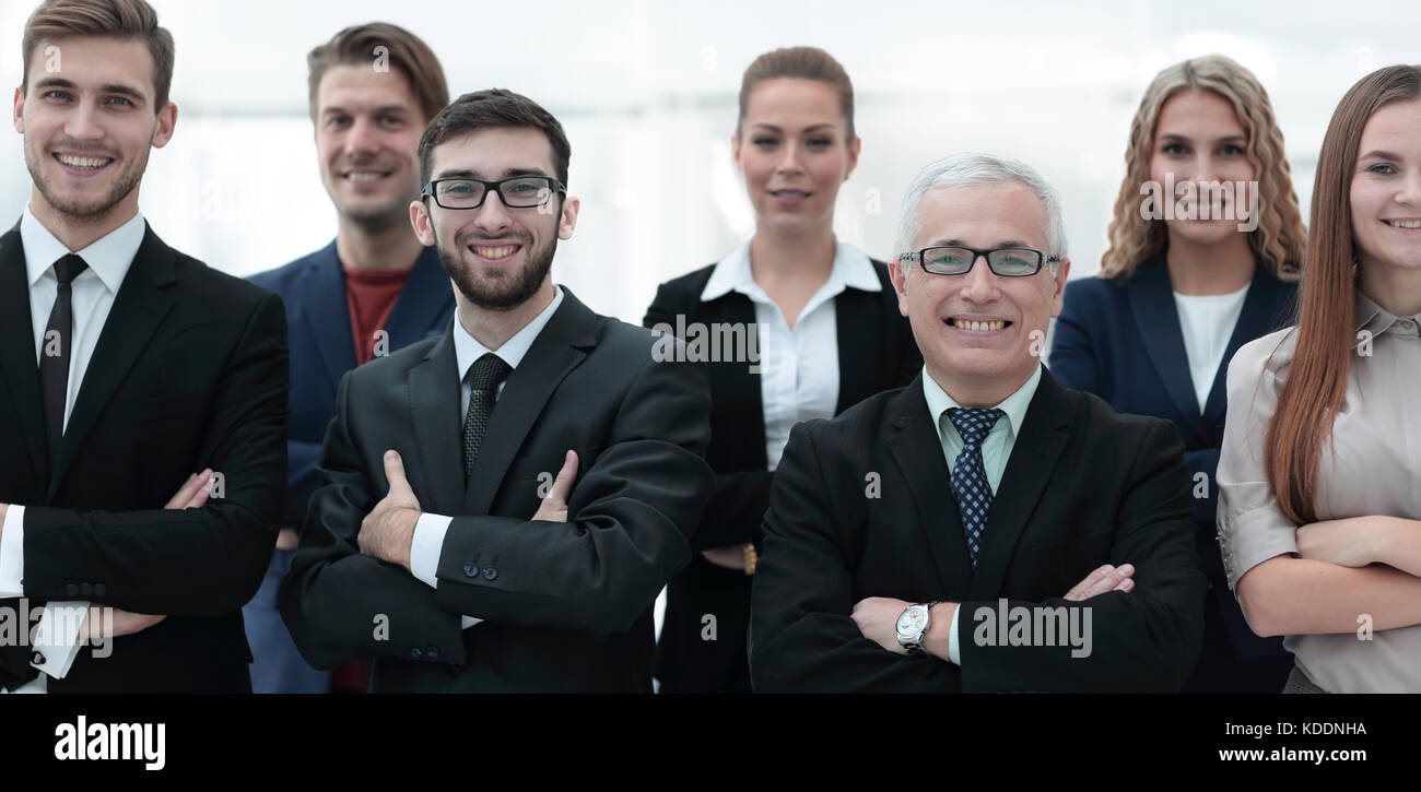 closeup portrait of a leading business team Stock Photo - Alamy