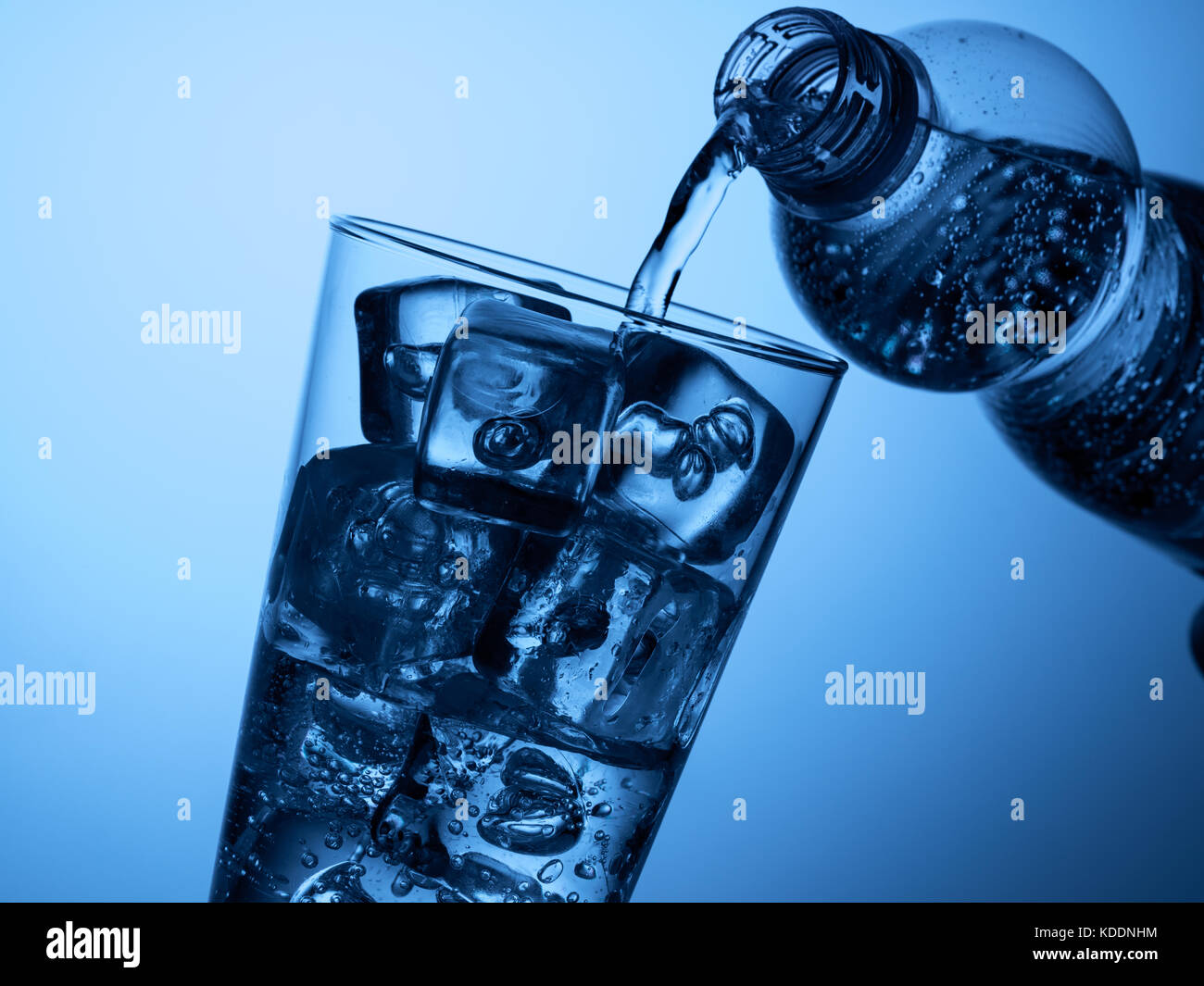 Pure water splashing from bottle hi-res stock photography and images ...