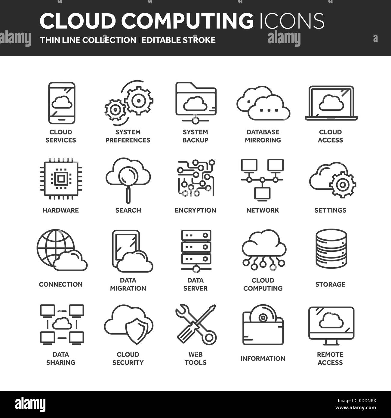 Cloud omputing. Internet technology. Online services. Data, information security. Connection ...