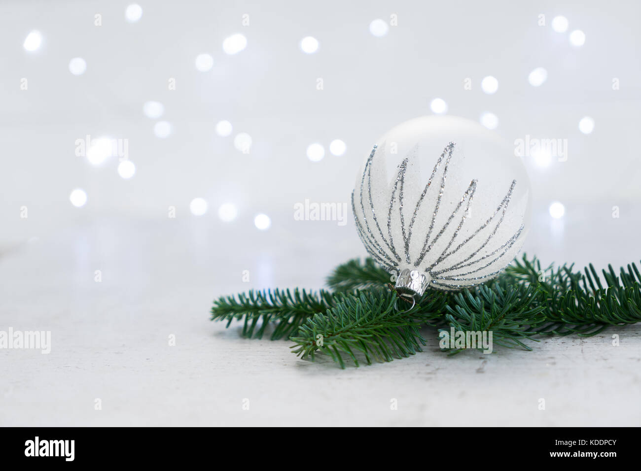 White christmas with snow Stock Photo - Alamy
