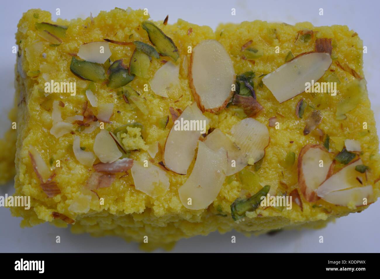 Mango burfi Indian traditional sweet Stock Photo - Alamy