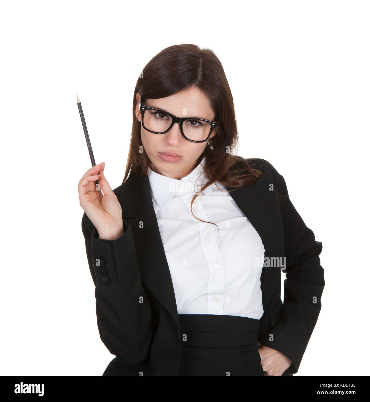 Strict looking woman hi-res stock photography and images - Alamy