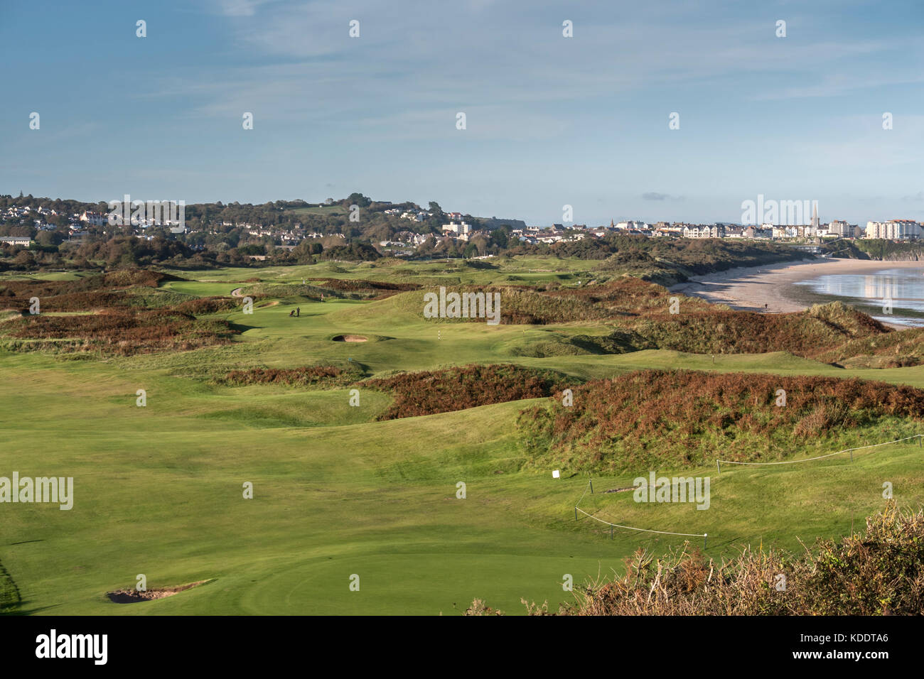 Tenby golf links course hi-res stock photography and images - Alamy