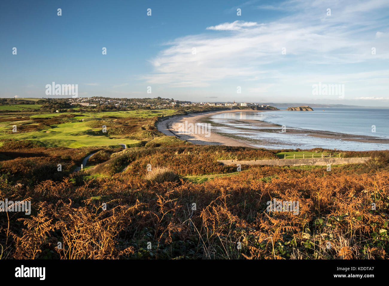 Tenby golf links course hi-res stock photography and images - Alamy
