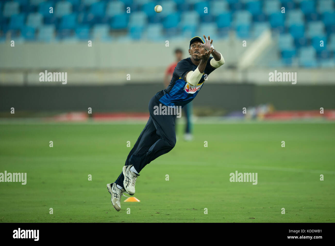 Sri lanka player vishwa fernando doing his fielding during the hi-res ...