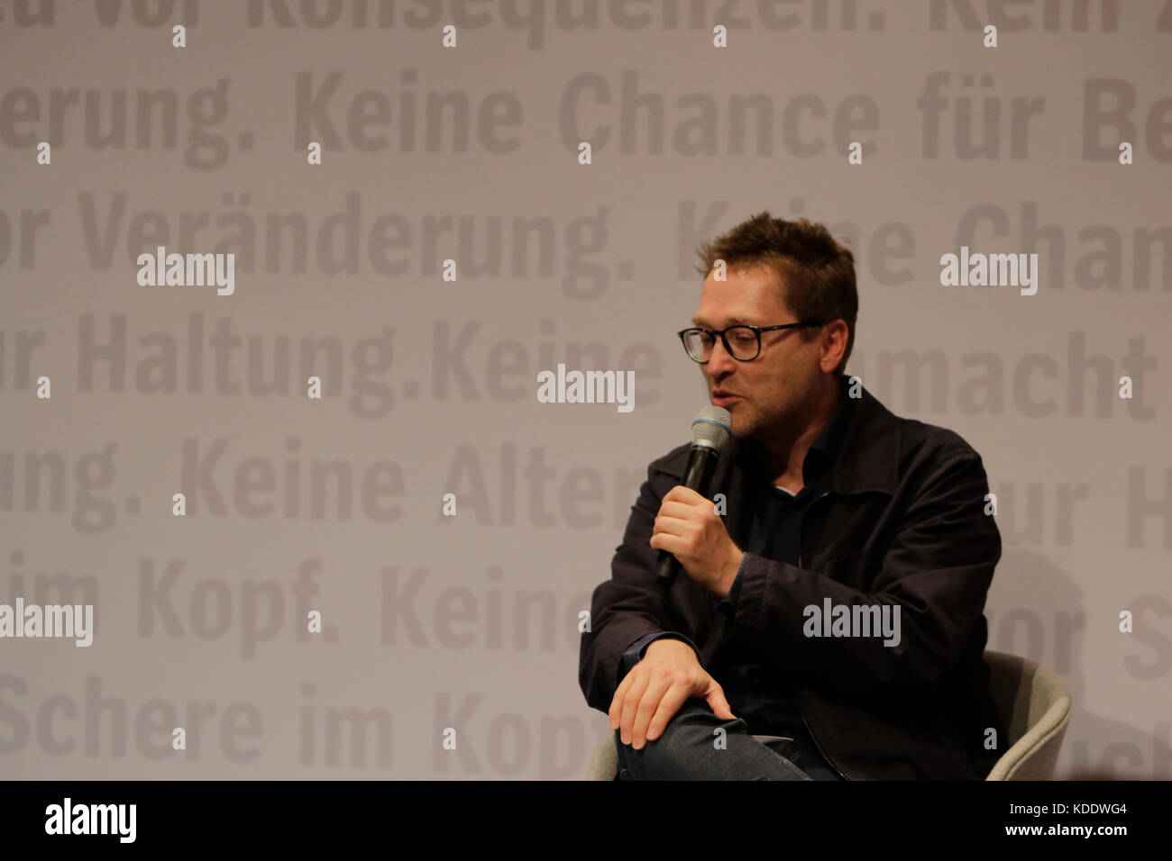 Frankfurt, Germany. 12th October 2017. German journalist and author Jan ...