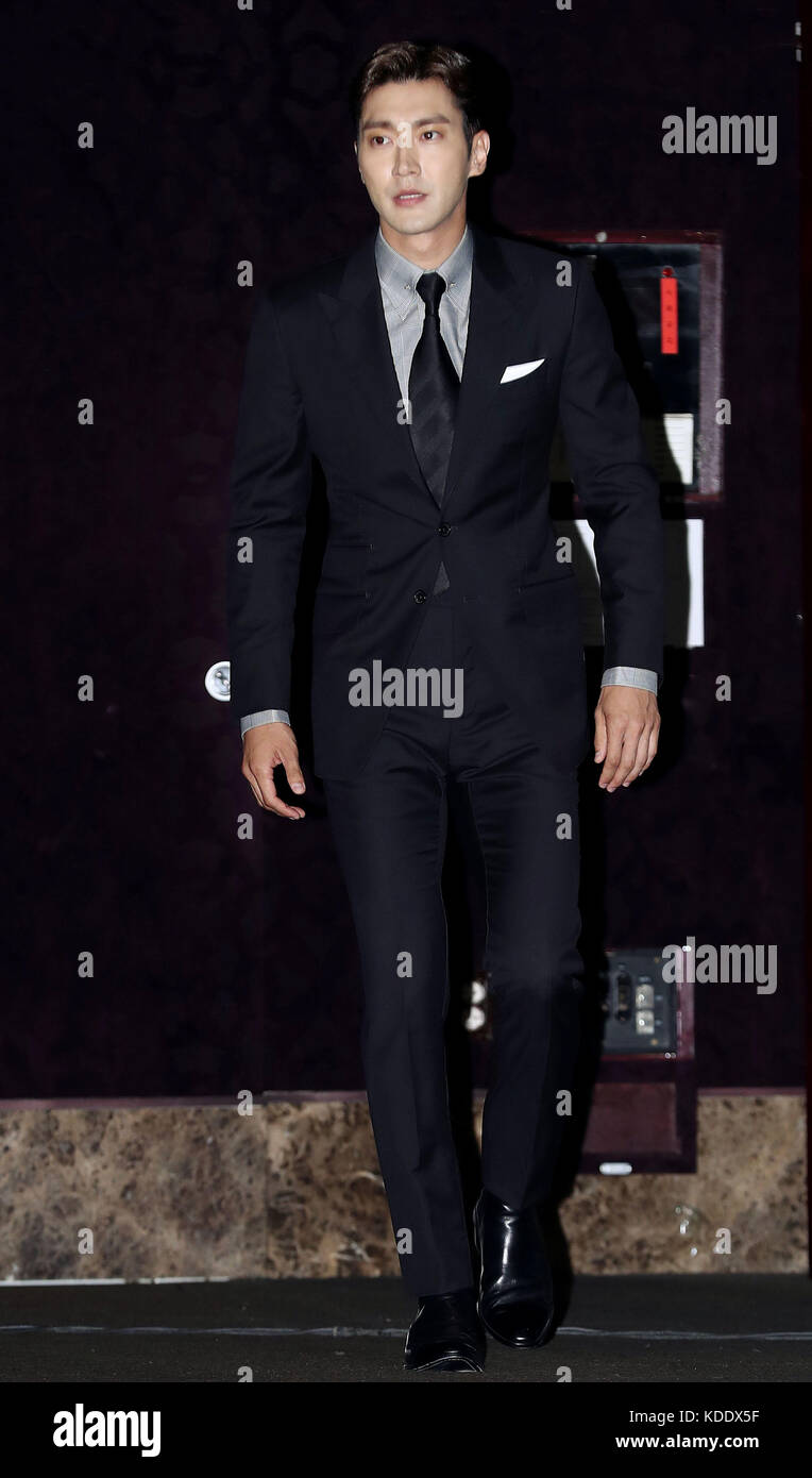 13th Oct, 2017. S. Korean actor Choi Si-won South Korean actor Choi Si ...