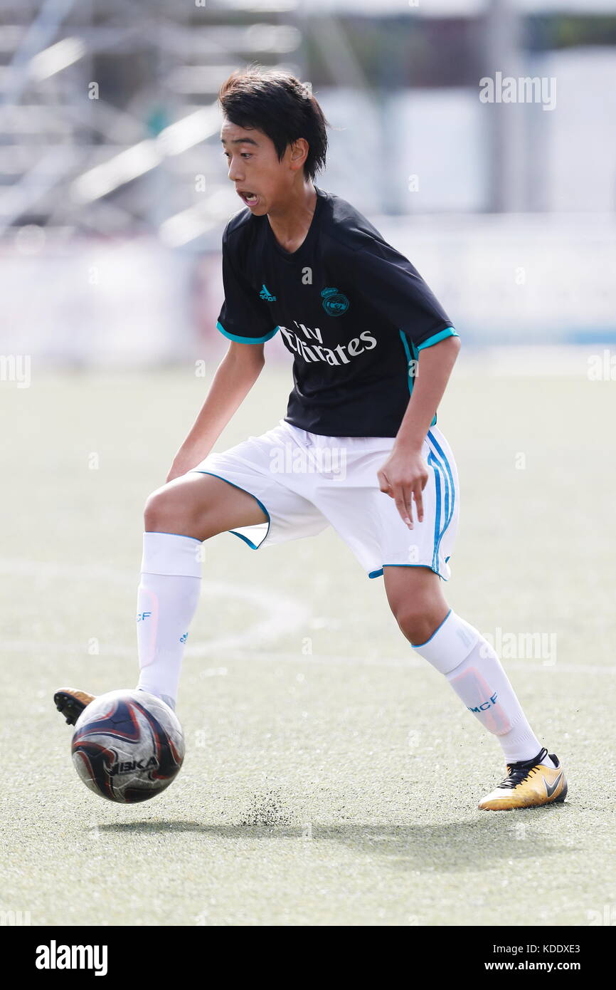 Madrid, Spain. 12th Oct, 2017. Takuhiro Nakai (Real) Football/Soccer ...
