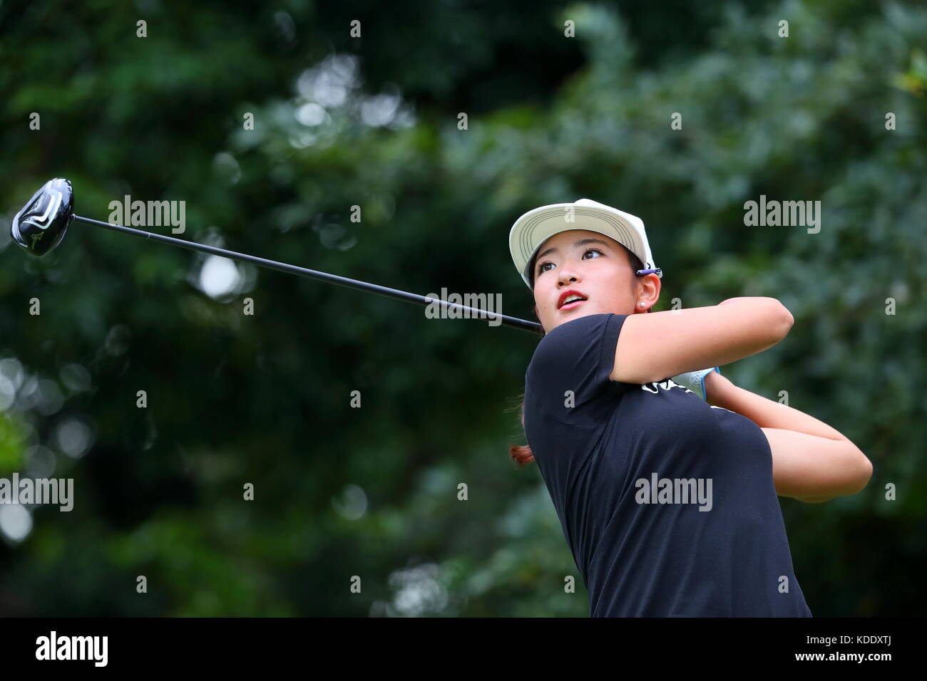 Abiko Golf Club, Chiba, Japan. 30th Sep, 2017. Erika Hara, SEPTEMBER 30 ...