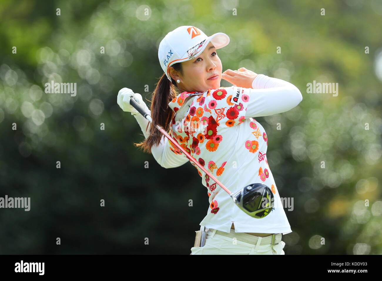 Abiko Golf Club, Chiba, Japan. 30th Sep, 2017. Yukari Nishiyama ...