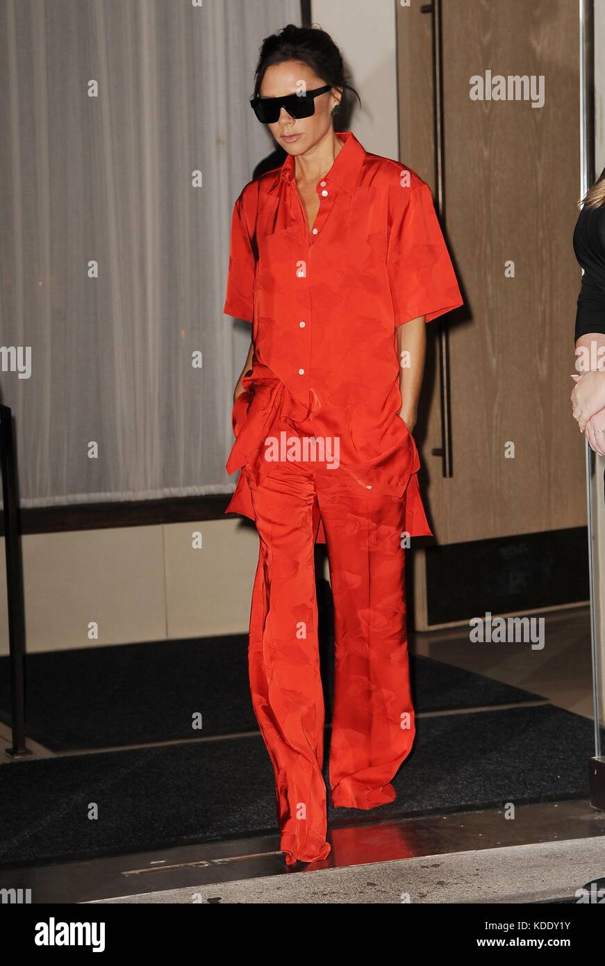 New York, NY, USA. 12th Oct, 2017. Victoria Beckham out and about for ...