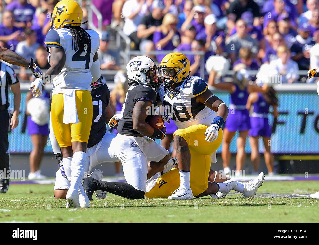 October 07, 2017: .TCU Horned Frogs running back Darius Anderson (6 ...