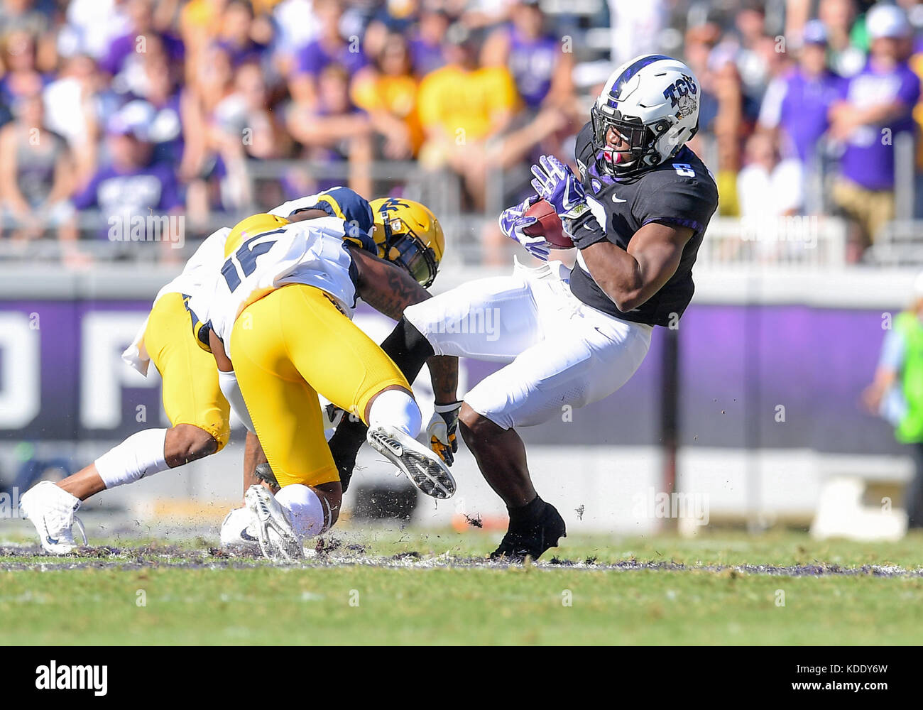 October 07, 2017: .TCU Horned Frogs running back Darius Anderson (6 ...