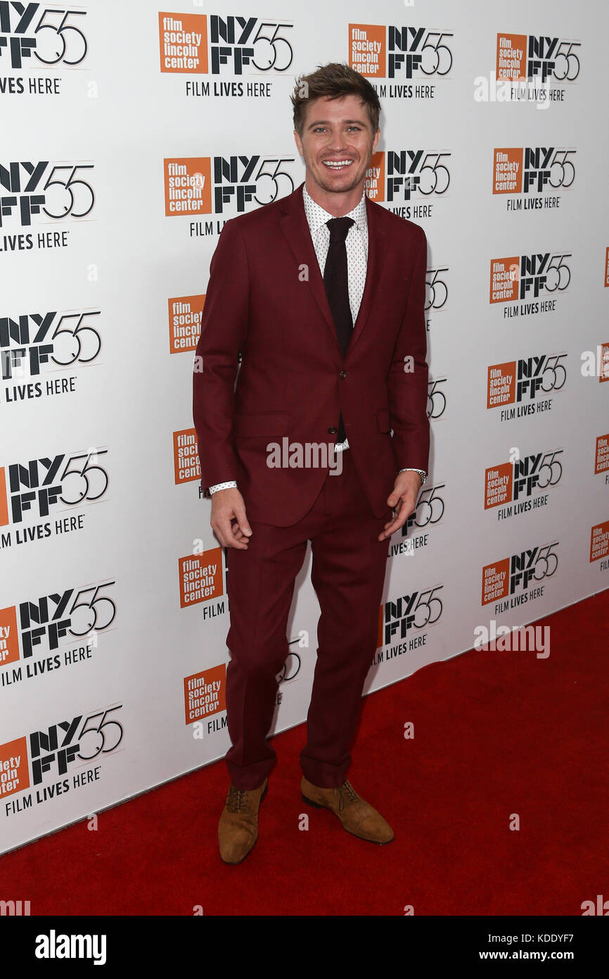 Actor Garrett Hedlund attends the "Mudbound" premiere at Alice Tully ...