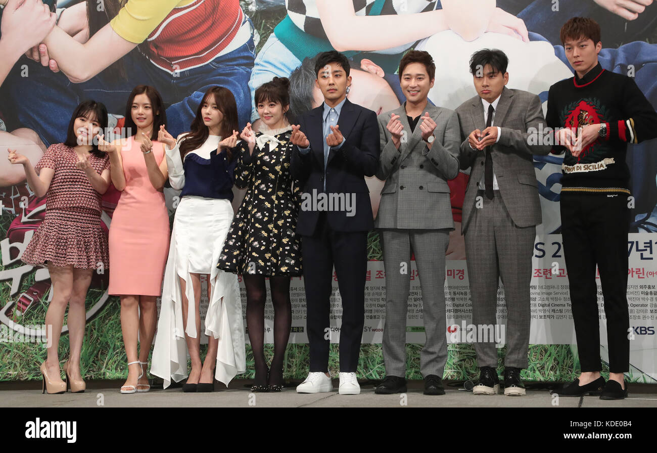 13th Oct, 2017. Drama 'Go Back Couple' The stars of the new drama "Go ...