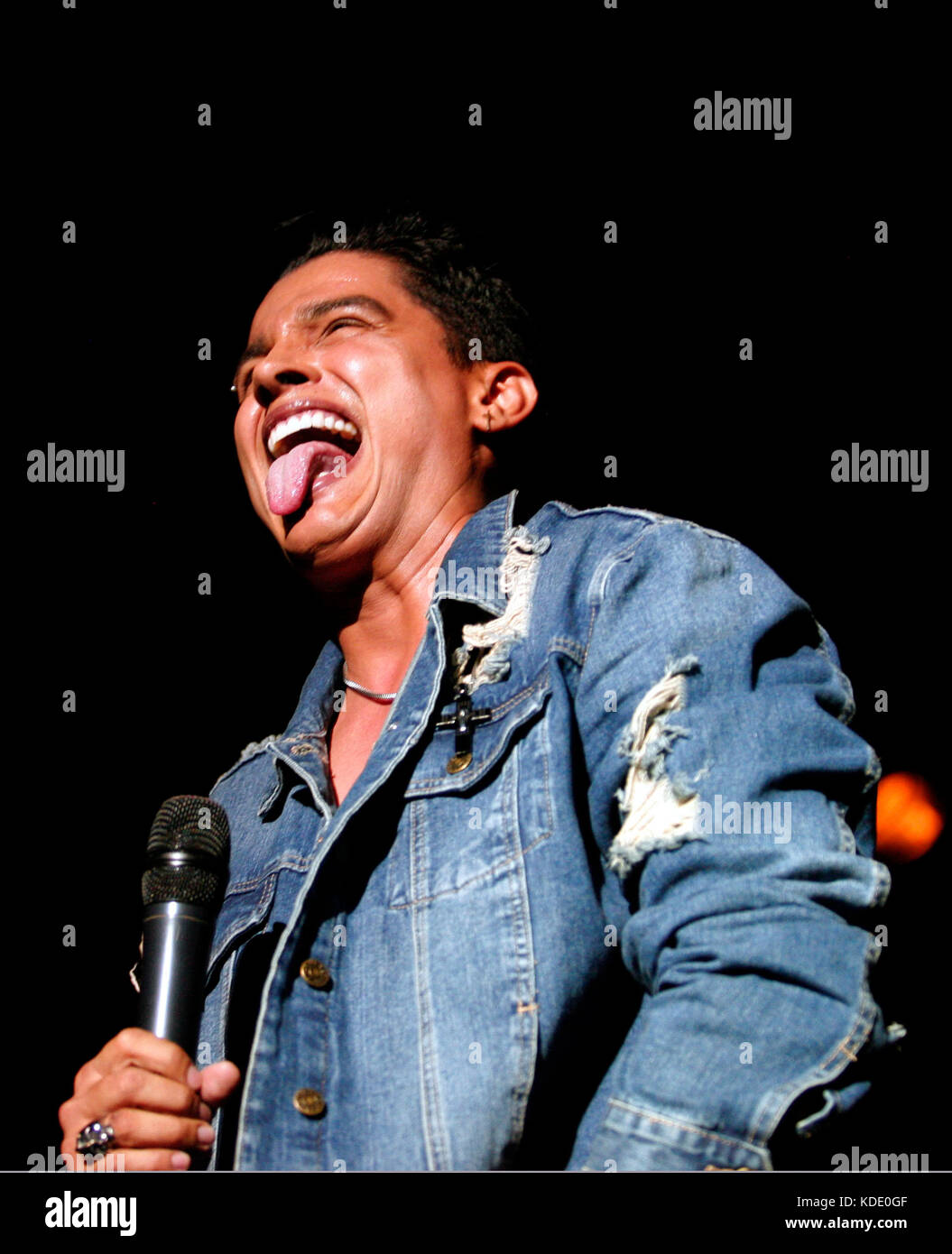 Valencia, Carabobo, Venezuela. 12th Oct, 2017. October 12, 2017. Singer ...