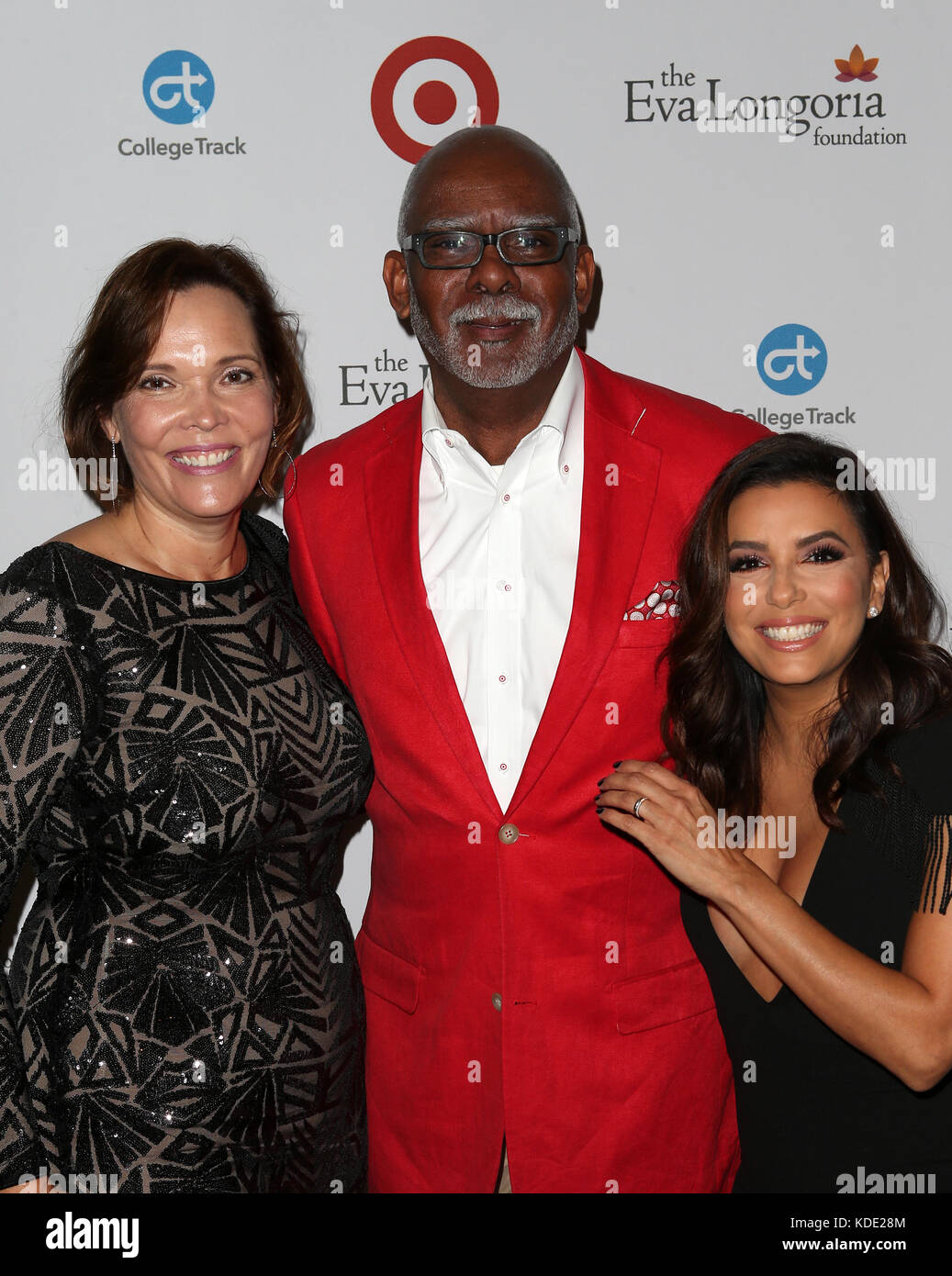 BEVERLY HILLS, CA - OCTOBER 12: Eva Longoria, Bernard Boudreaux, Guest ...