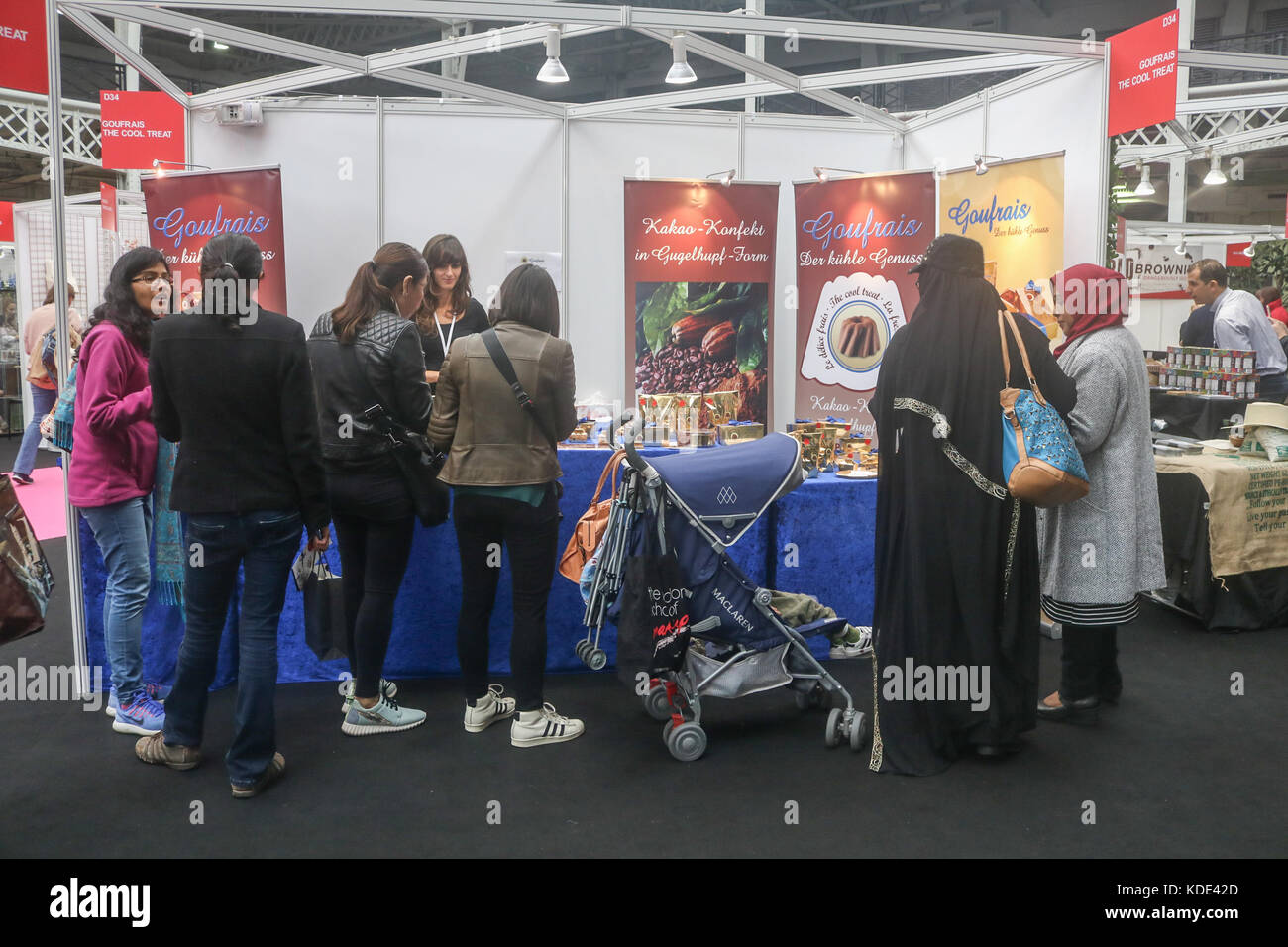 London, UK. 13th Oct, 2017. The Chocolate Show opens at London Olympia ...