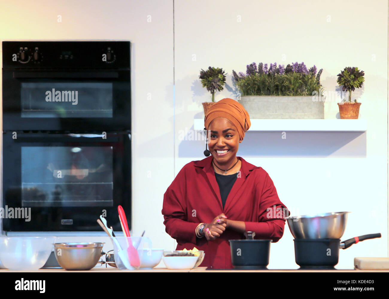 London, UK. 13th October, 2017. Nadiya Jamir Hussain British baker ...