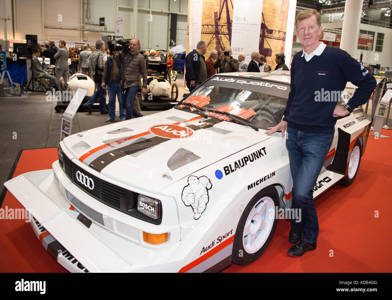 Hamburg, Germany. 13th Oct, 2017. Motorsport legend Walter Roehrl ...