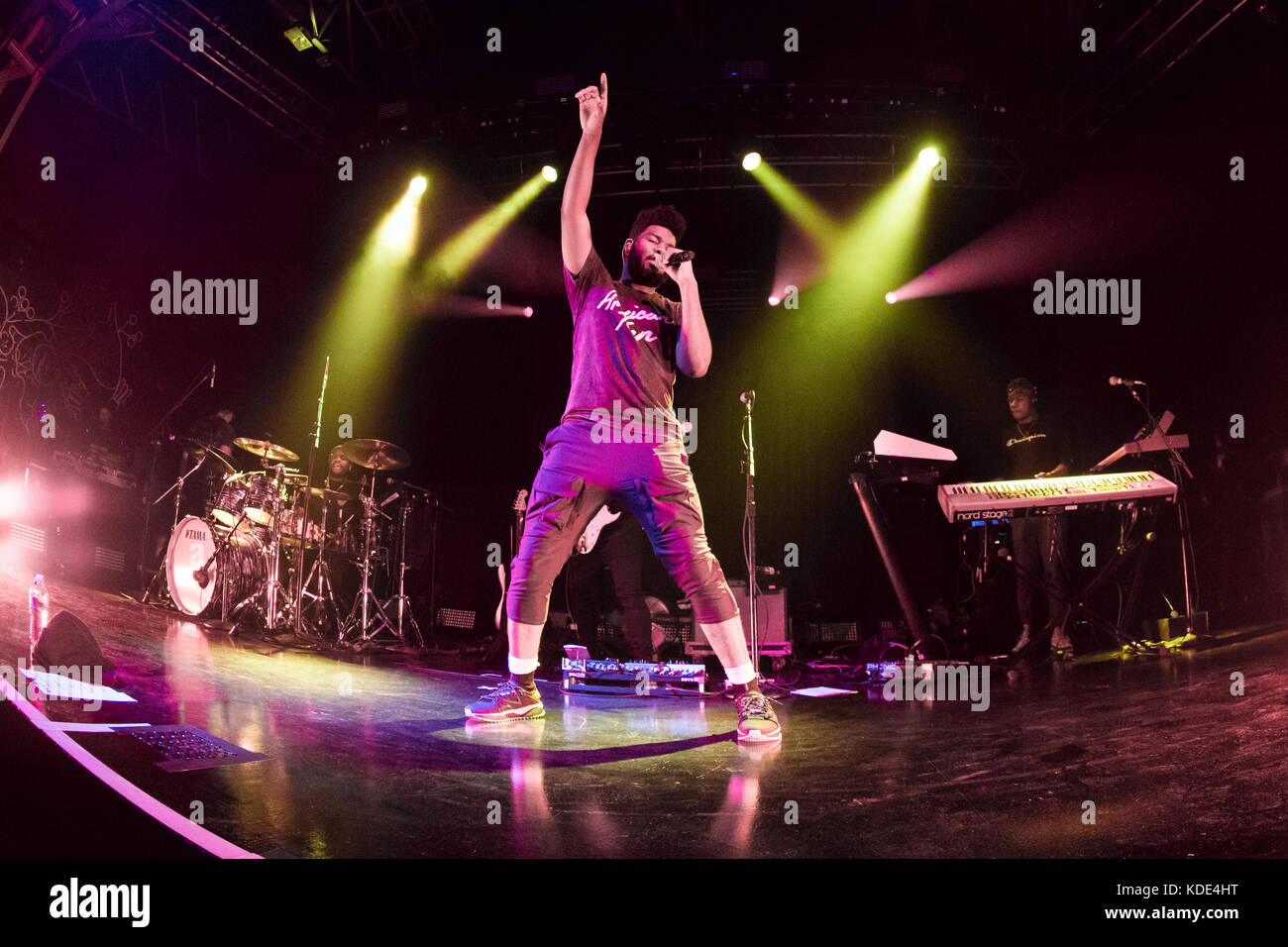 Milan Italy. 12th October 2017. The American singer-songwriter Khalid ...