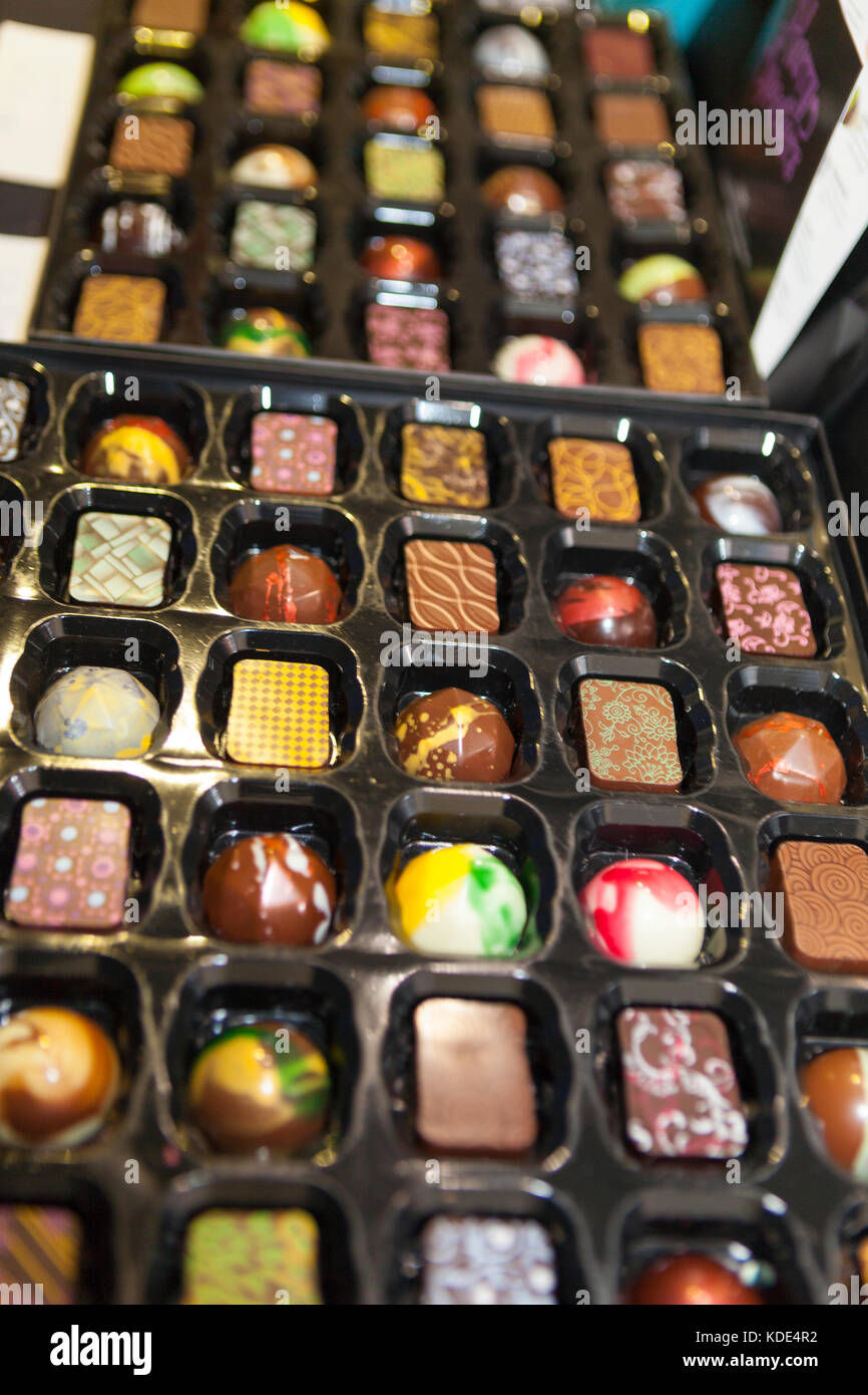 The Chocolate Show, Olympia, London UK. 13 October, 2017. Chocolate ...