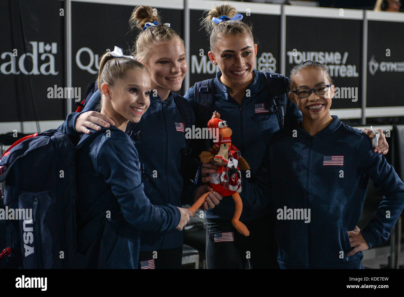 Montreal, Quebec, Canada. 1st Oct, 2017. The US team of ASHTON LOCKLEAR ...