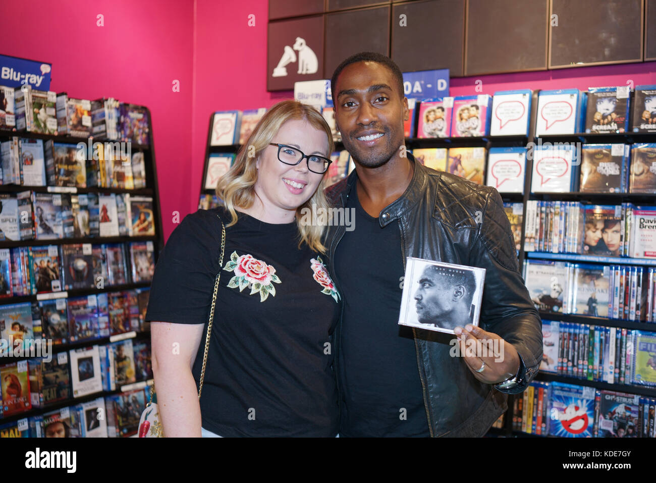 London, UK. 13th October, 2017. Fans queueing for Simon Webbe - London ...