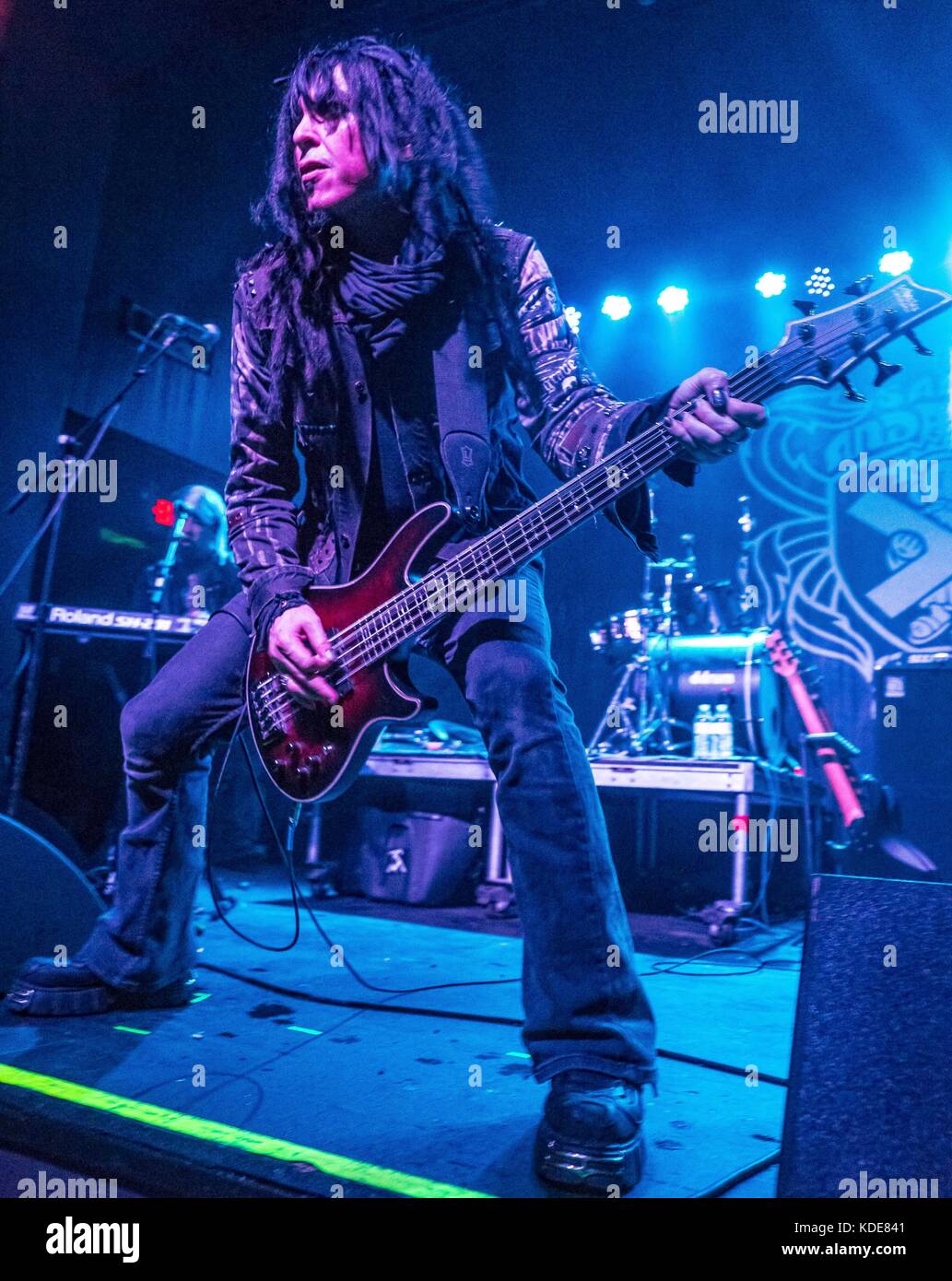 Detroit, MI, USA. 28th Sep, 2017. DIETRICH THRALL of Lords of Acid ...