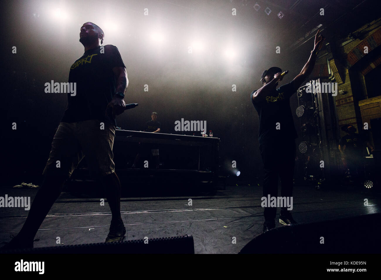 Cambridge, UK. 13th October, 2017. Dizzee Rascal performs live on the ...