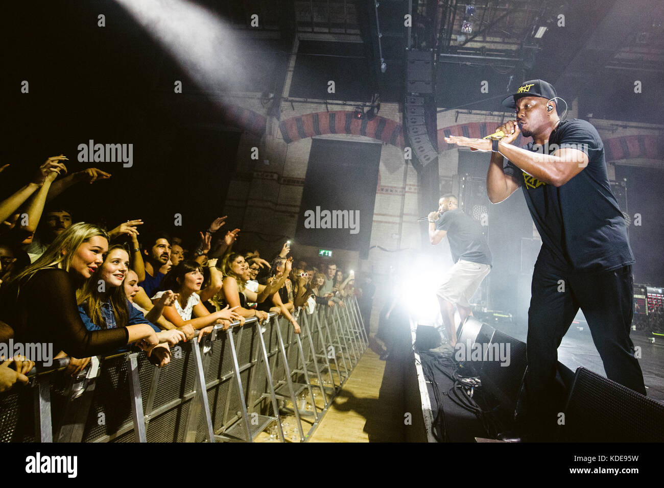 Cambridge, UK. 13th October, 2017. Dizzee Rascal performs live on the ...