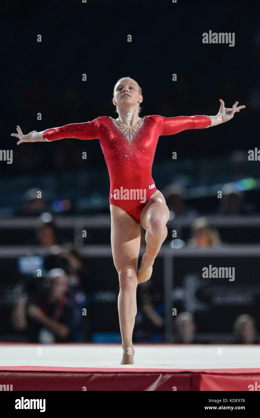 October 4, 2017 - Montreal, Quebec, Canada - JADE CAREY, from the US ...