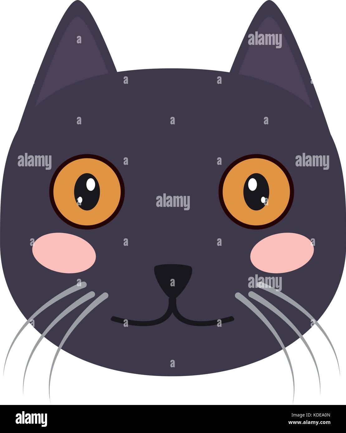 Isolated cute cat icon Stock Vector Image & Art - Alamy