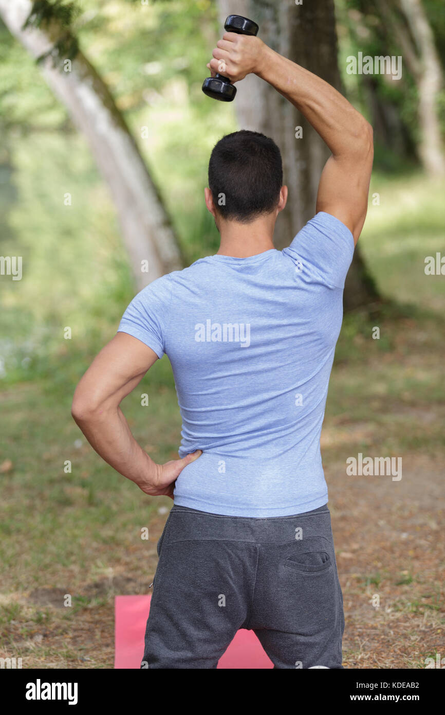 Man arm raised muscle hi-res stock photography and images - Alamy