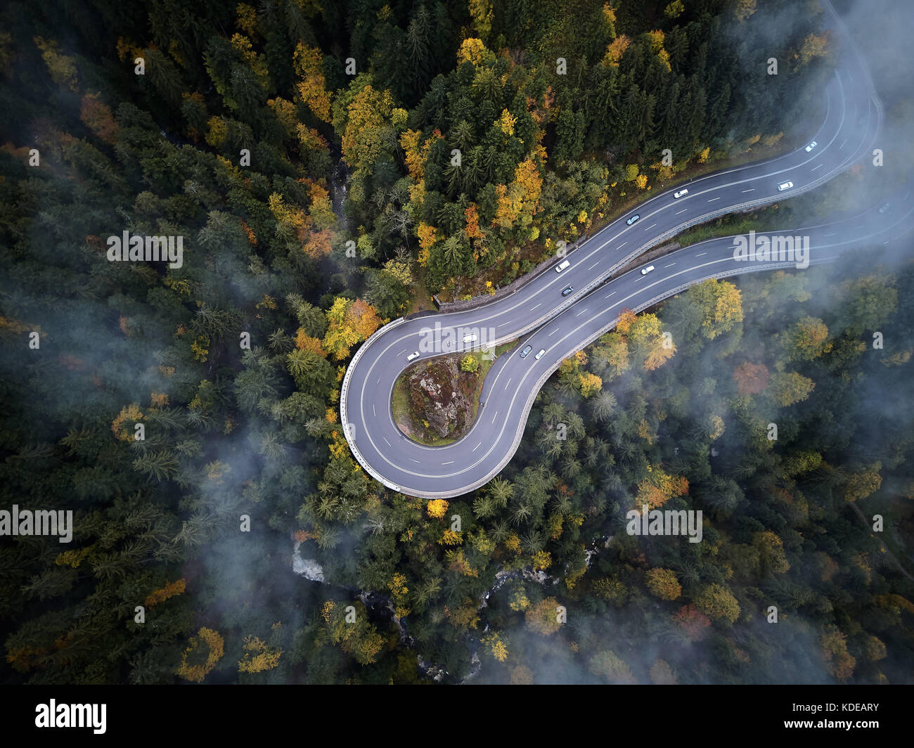 Drone flying through mist hi-res stock photography and images - Alamy