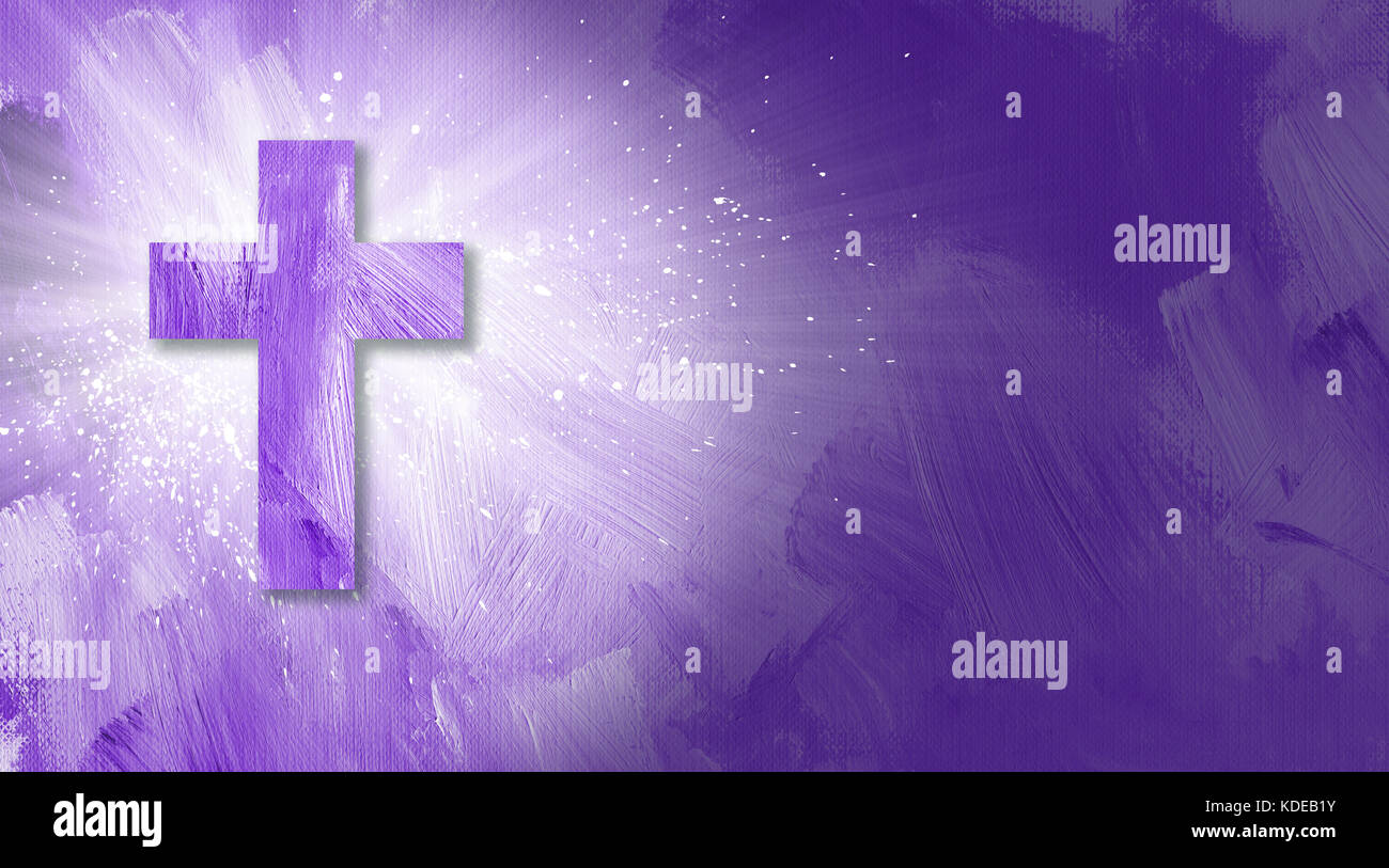 Graphic digital illustration of the Cross of Jesus and glowing rays of ...