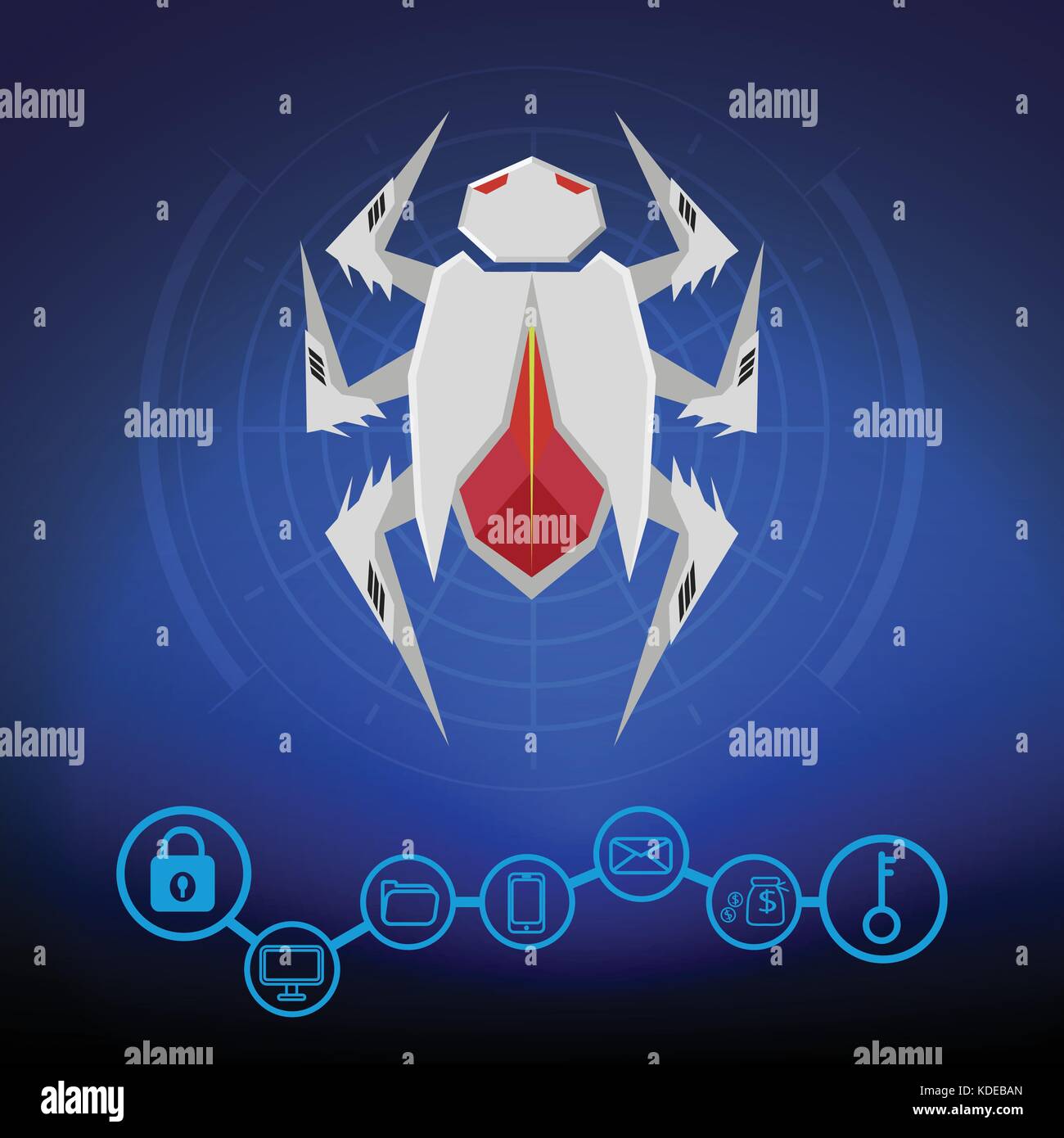 Virus attack hi-res stock photography and images - Alamy