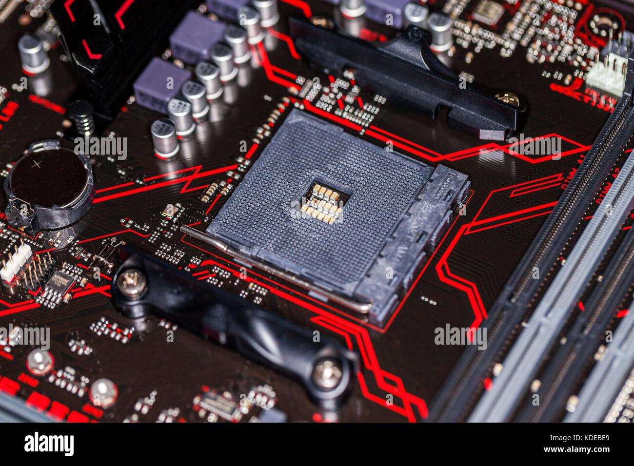 computer base plate for the central processing unit Stock Photo - Alamy