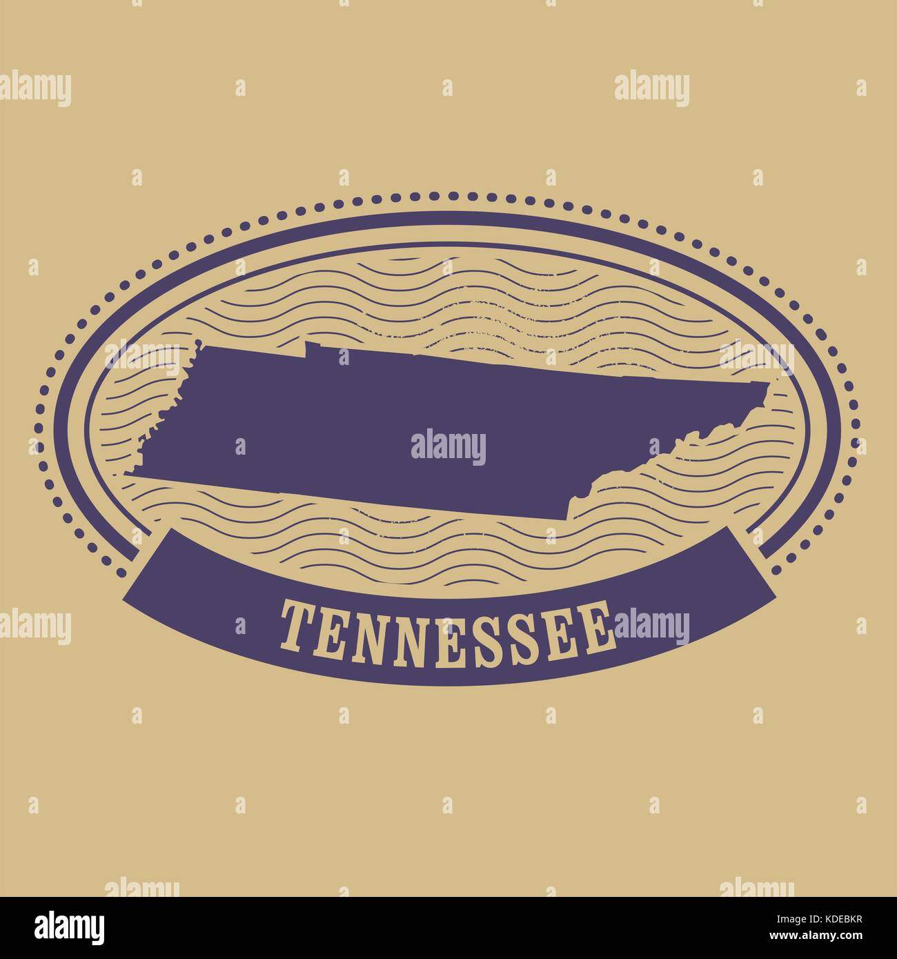 State map outline tennessee Stock Vector Images - Alamy